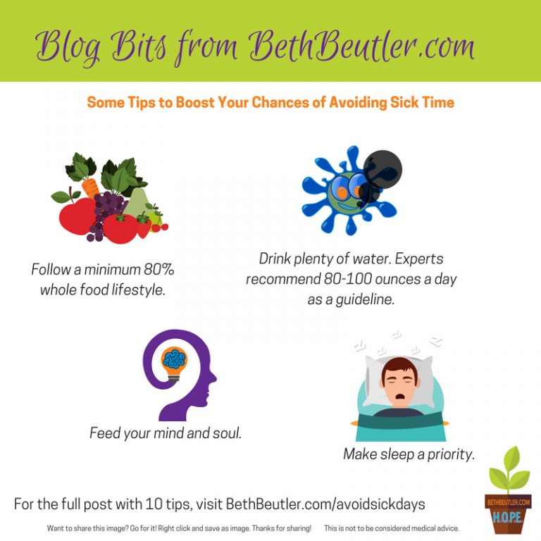 Avoid Sick Days: 10 Quick Tips to Boost Your Immunity (Tips) - Beth Beutler